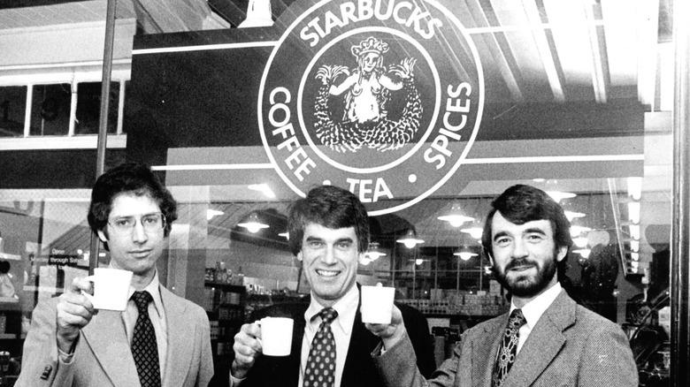 Every Starbucks logo design throughout the company's history