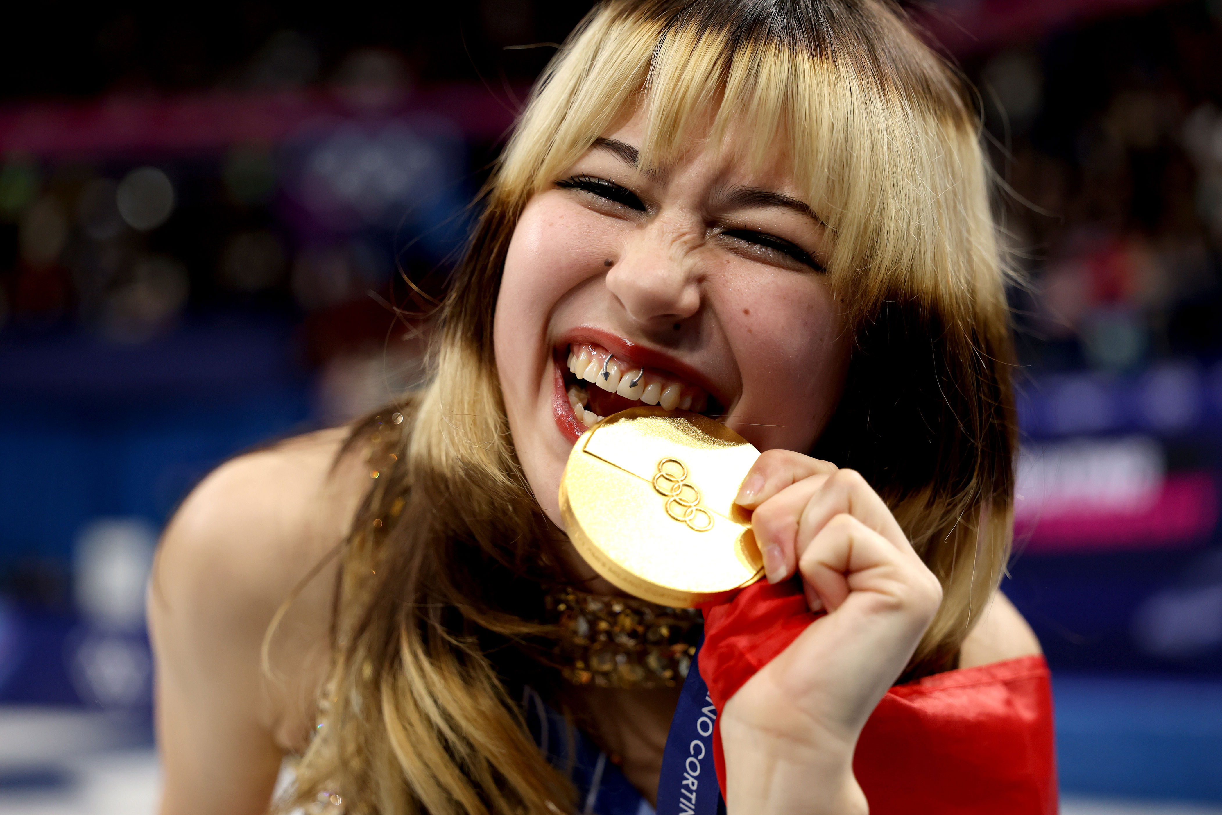 Alysa Liu’s 'smiley' piercing, explained: What’s that flash of silver ...