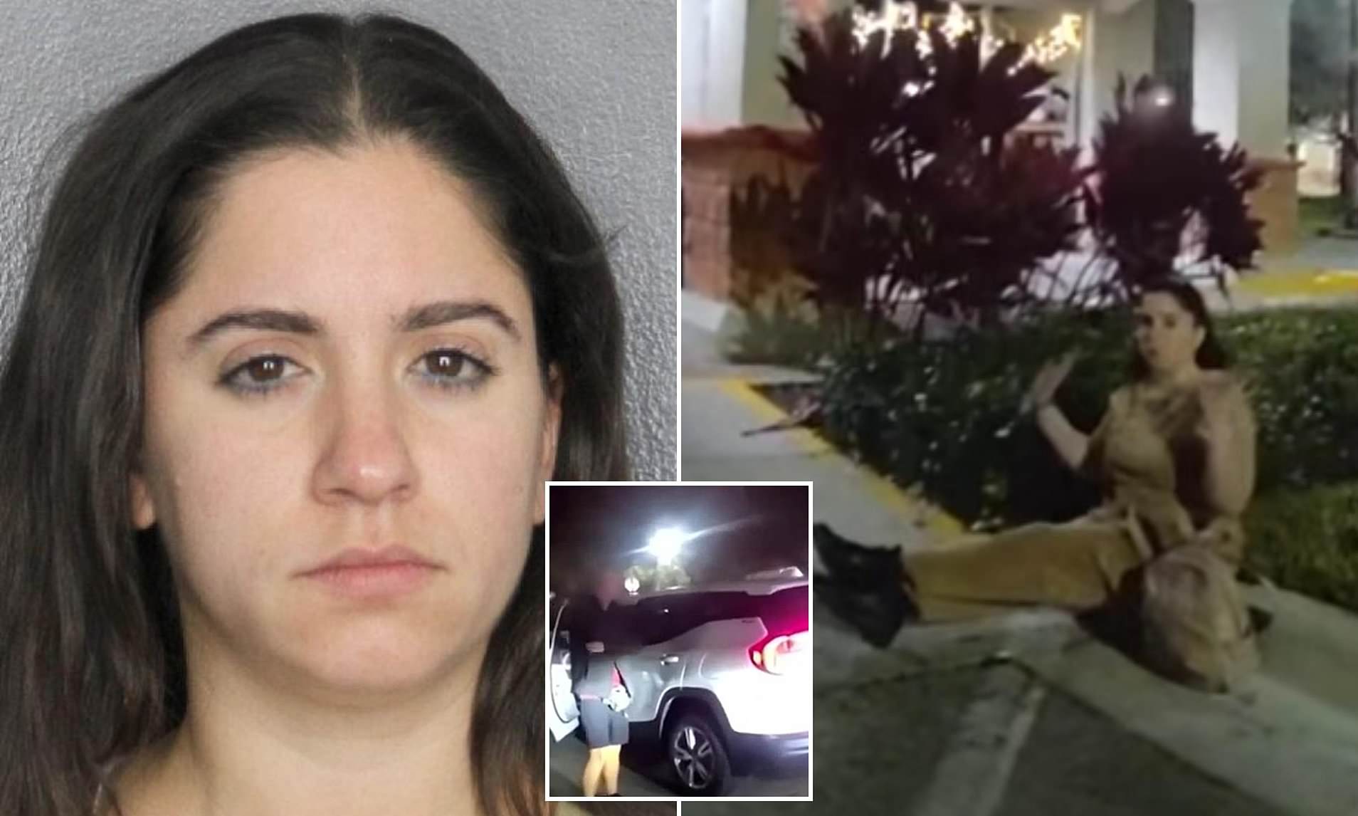 Drunk mother's shameless excuses caught on camera after she left her ...