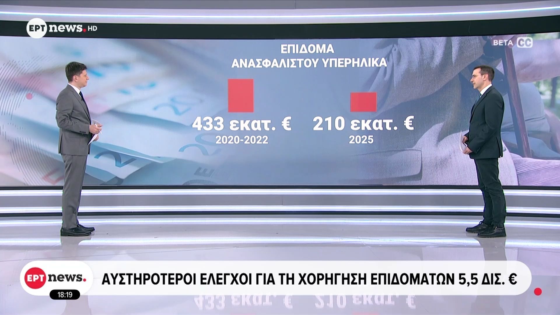 Αυστηρότεροι έλεγχοι για τη χορήγηση επιδομάτων 5,5 δις. ευρώ