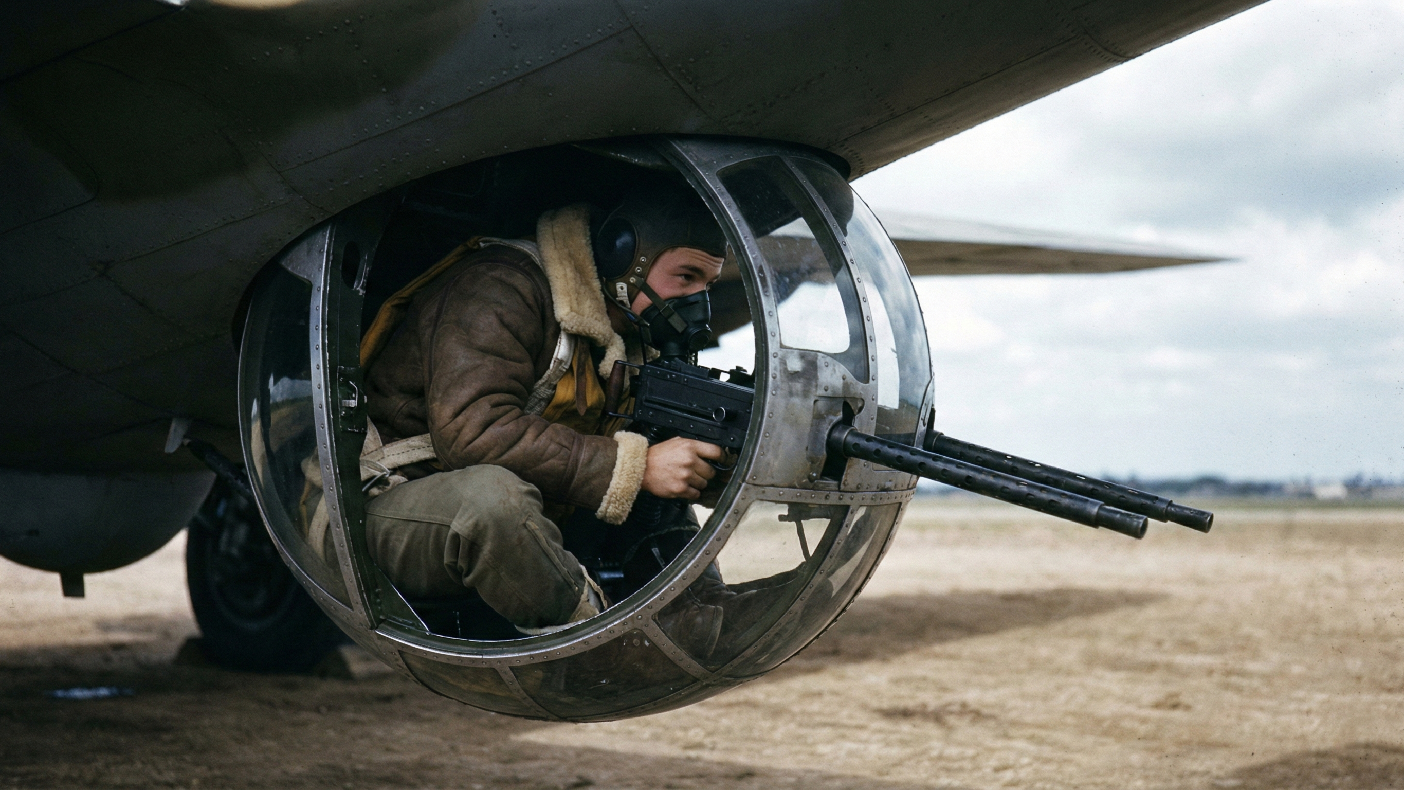 Curl up and pray – inside the Flying Fortress ball turret