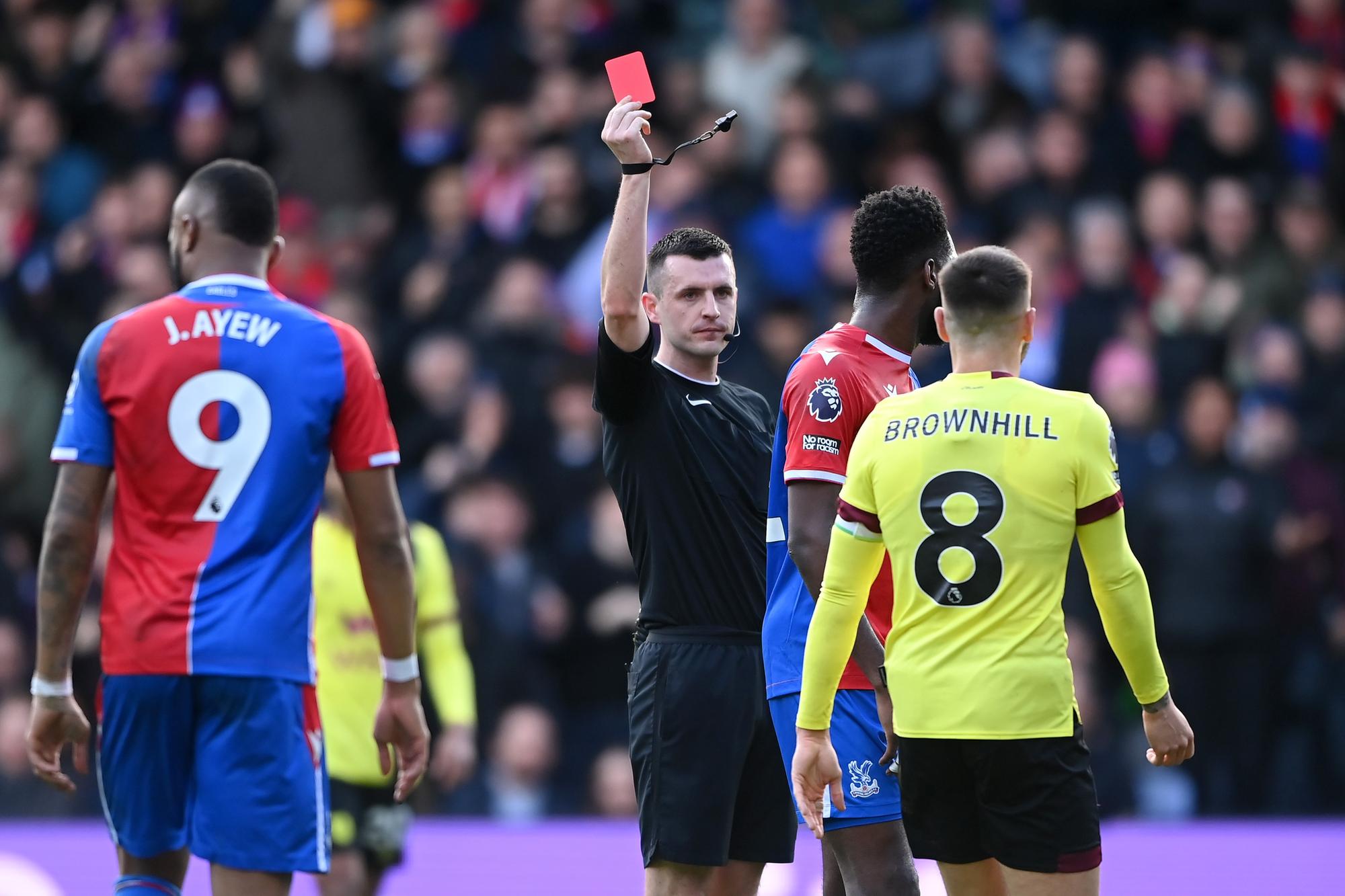 Referee that showed straight red to Josh Brownhill to officiate Chelsea ...