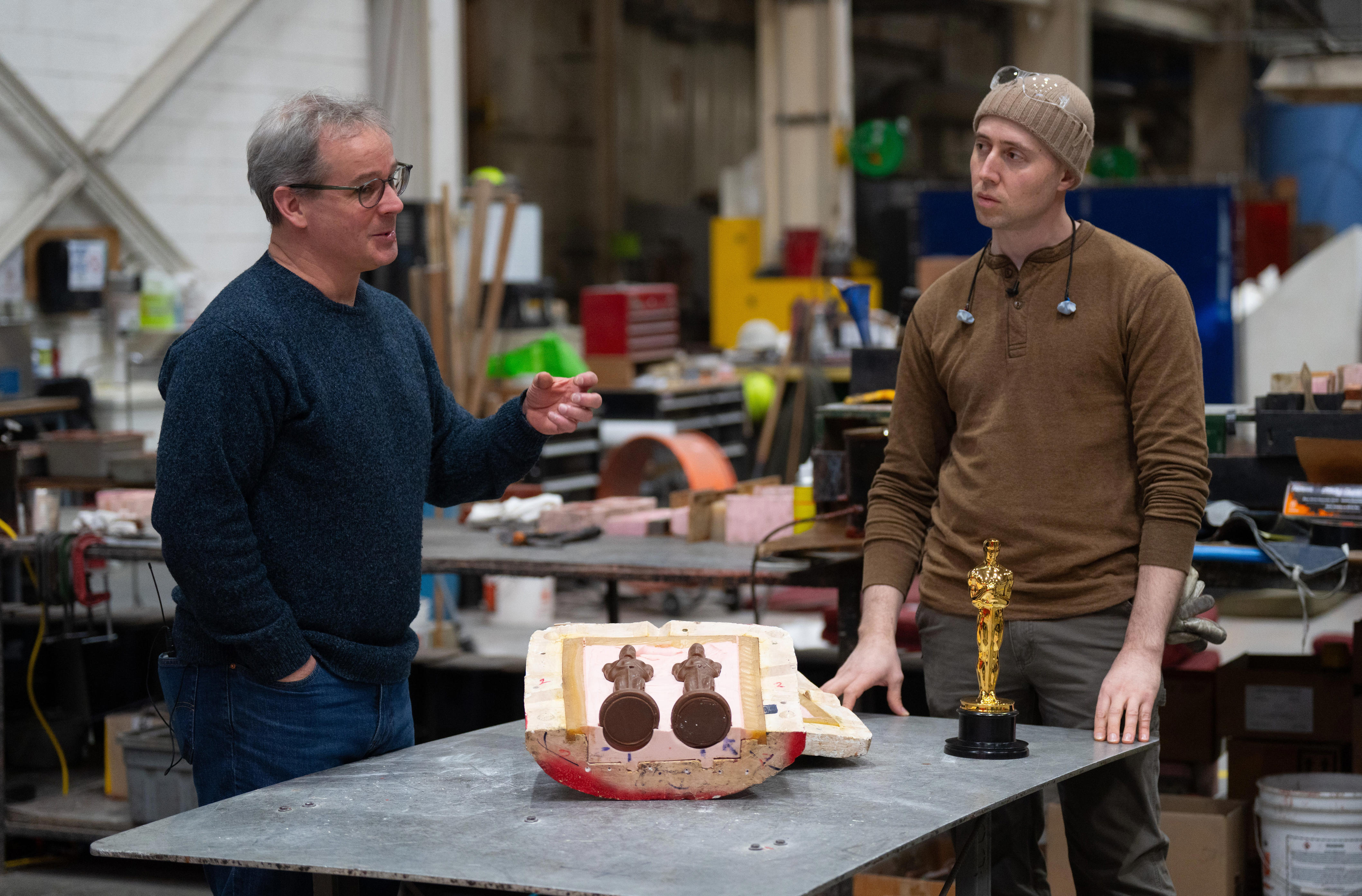 How do you make an Oscar? Get an exclusive peek behind the scenes