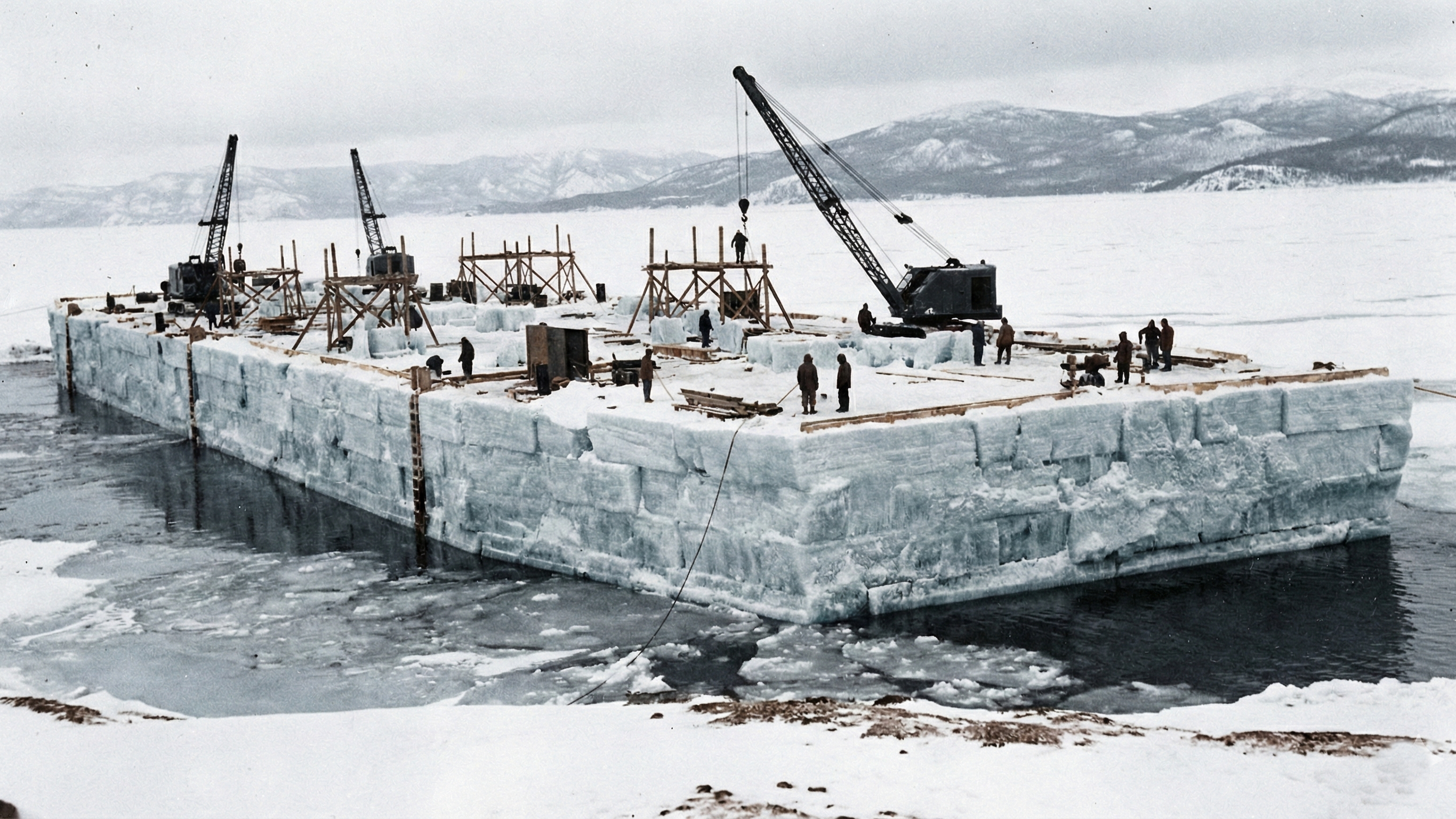 Unsinkable – the 40-foot-thick ice warship