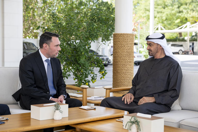 President Sheikh Mohamed meets Hungarian security adviser in Abu Dhabi