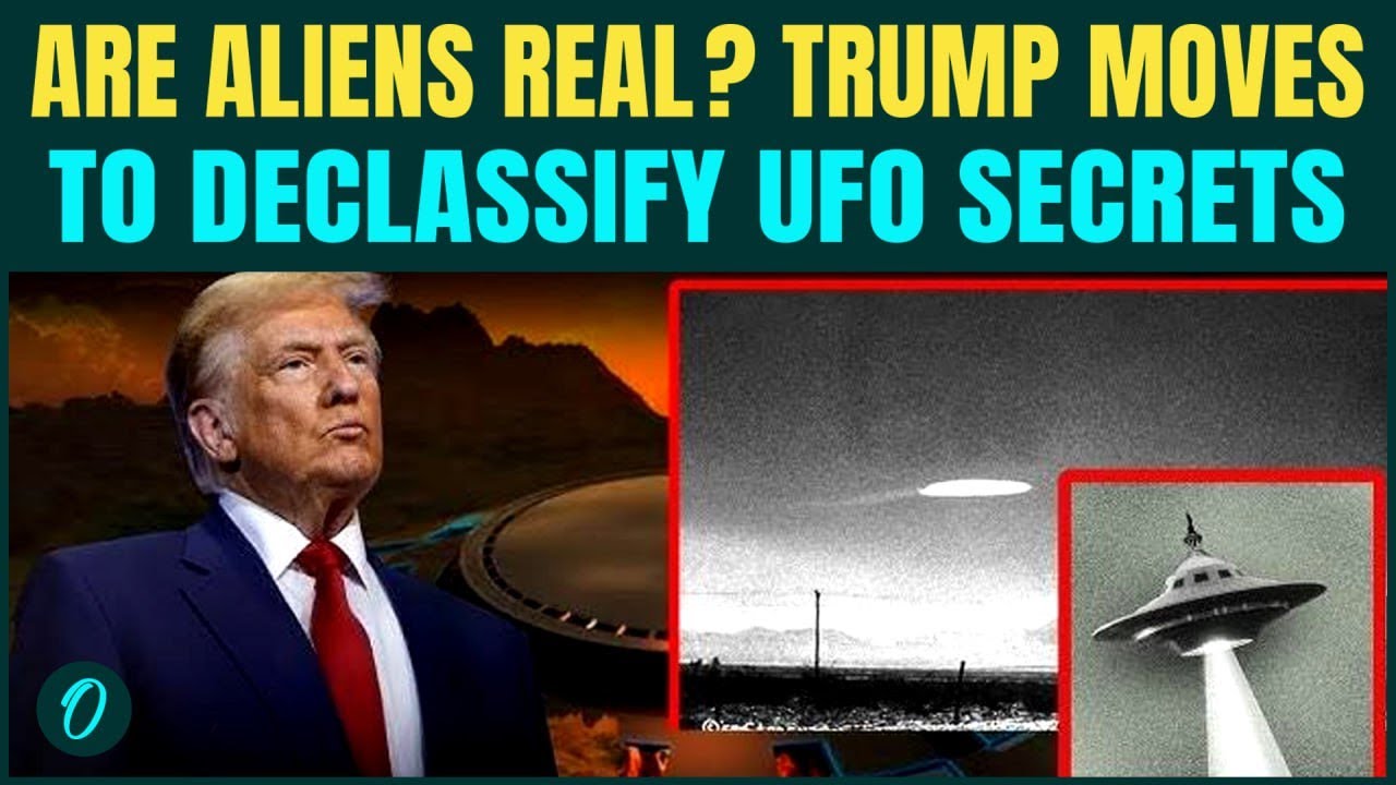 US breaking: Trump to release top secret UFO, alien documents; lashes ...