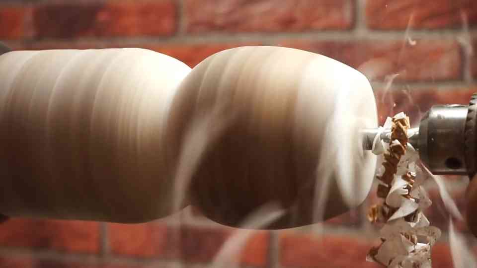 Woodturning a marmoreal goblet