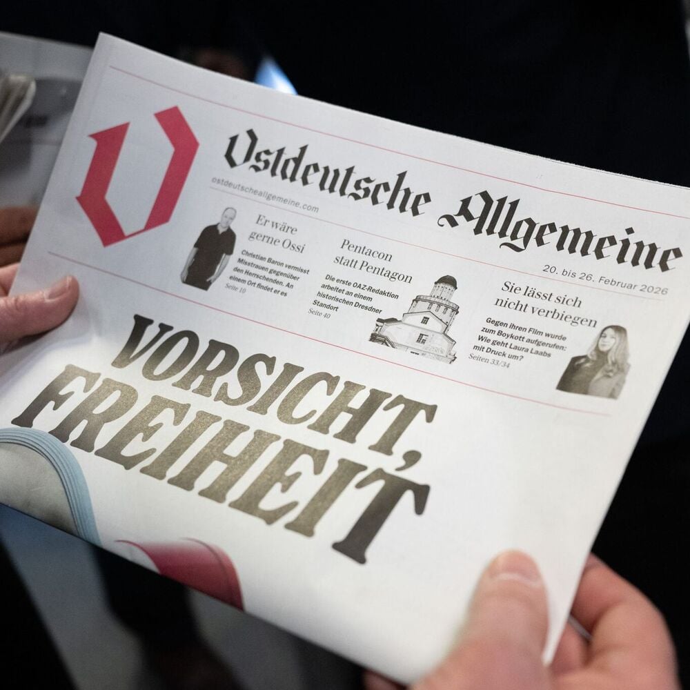 Erste Ausgabe am Freitag: Die «Ostdeutsche Allgemeine Zeitung» startet