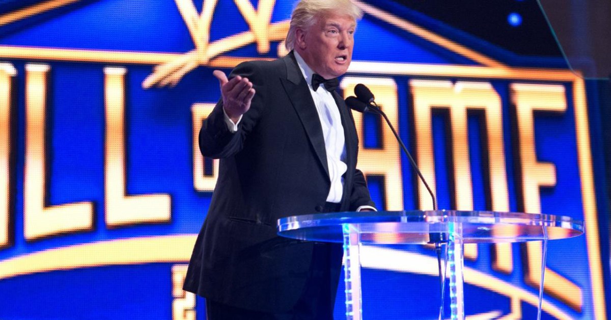 Former WWE star reveals wild Donald Trump reference in promo that never ...