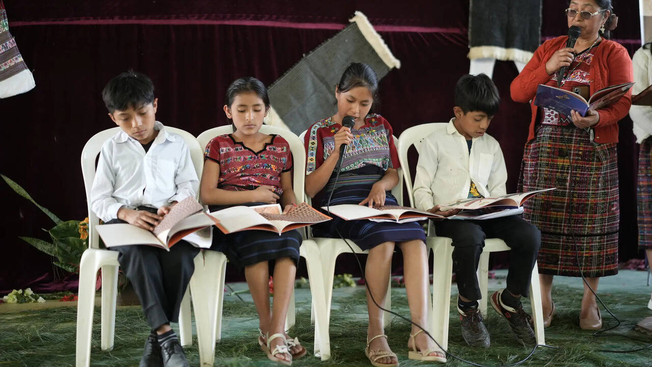 Guatemalan school celebrates Kaqchikel language with cultural performance