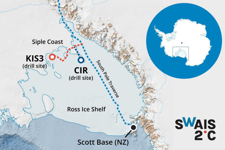 Researchers retrieve the deepest-ever rock core from beneath Antarctica ...