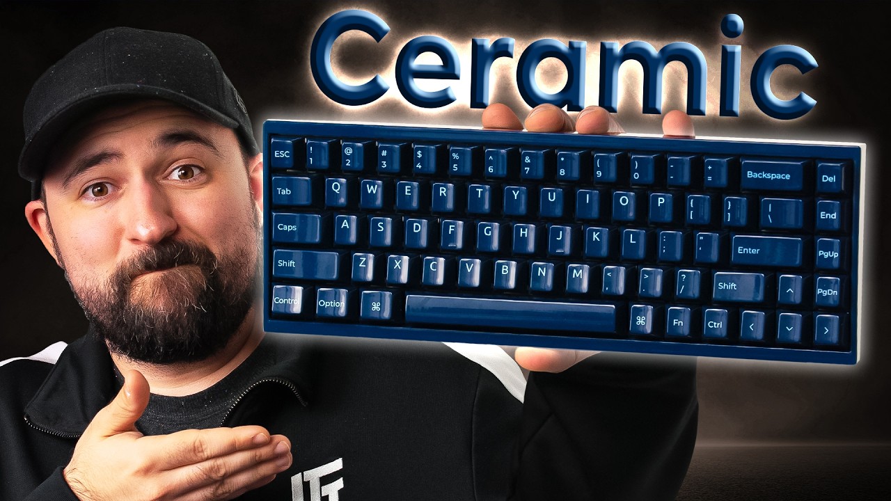 A fully ceramic keyboard. It feels weird - Keychron Q 16 HE
