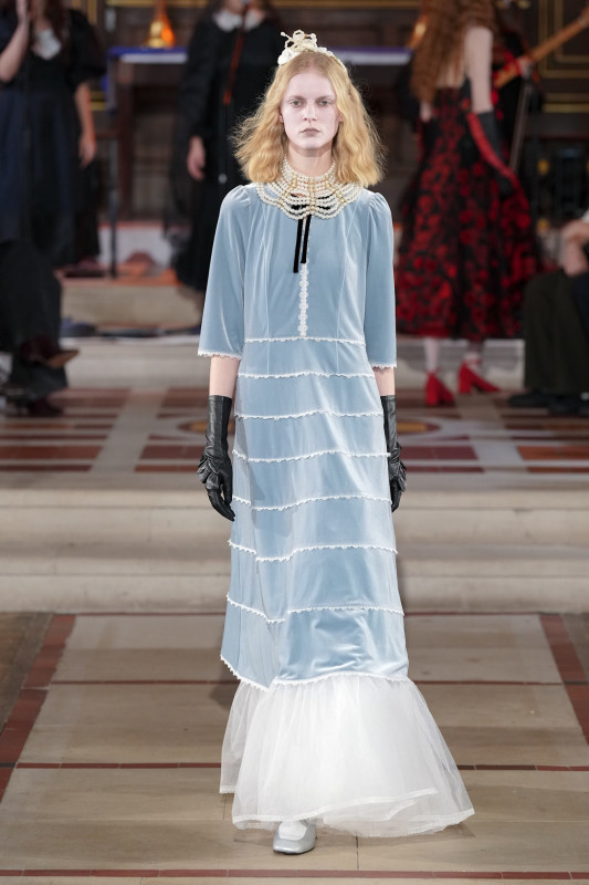 An 18th-century ghost inspired Bora Aksu's fall 2026 collection
