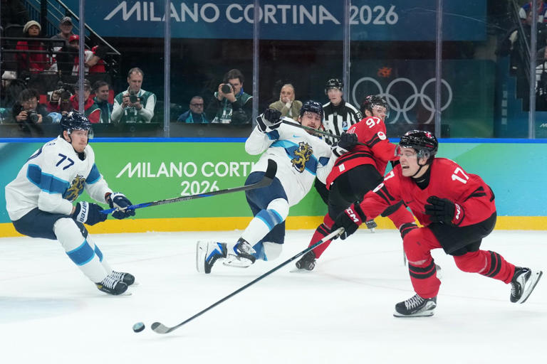Canada advances to Olympic men's hockey final with wild 3-2 win over ...