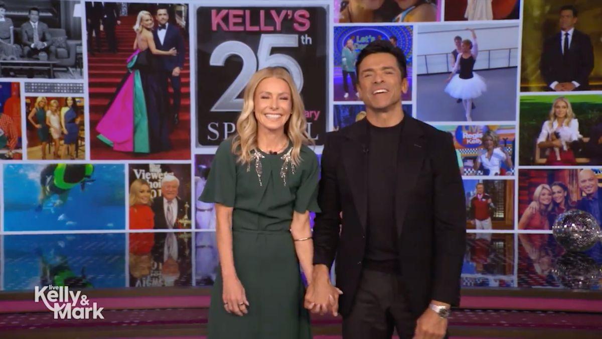 Kelly Ripa teases 'Live' exit as she celebrates 25 years hosting hit ...