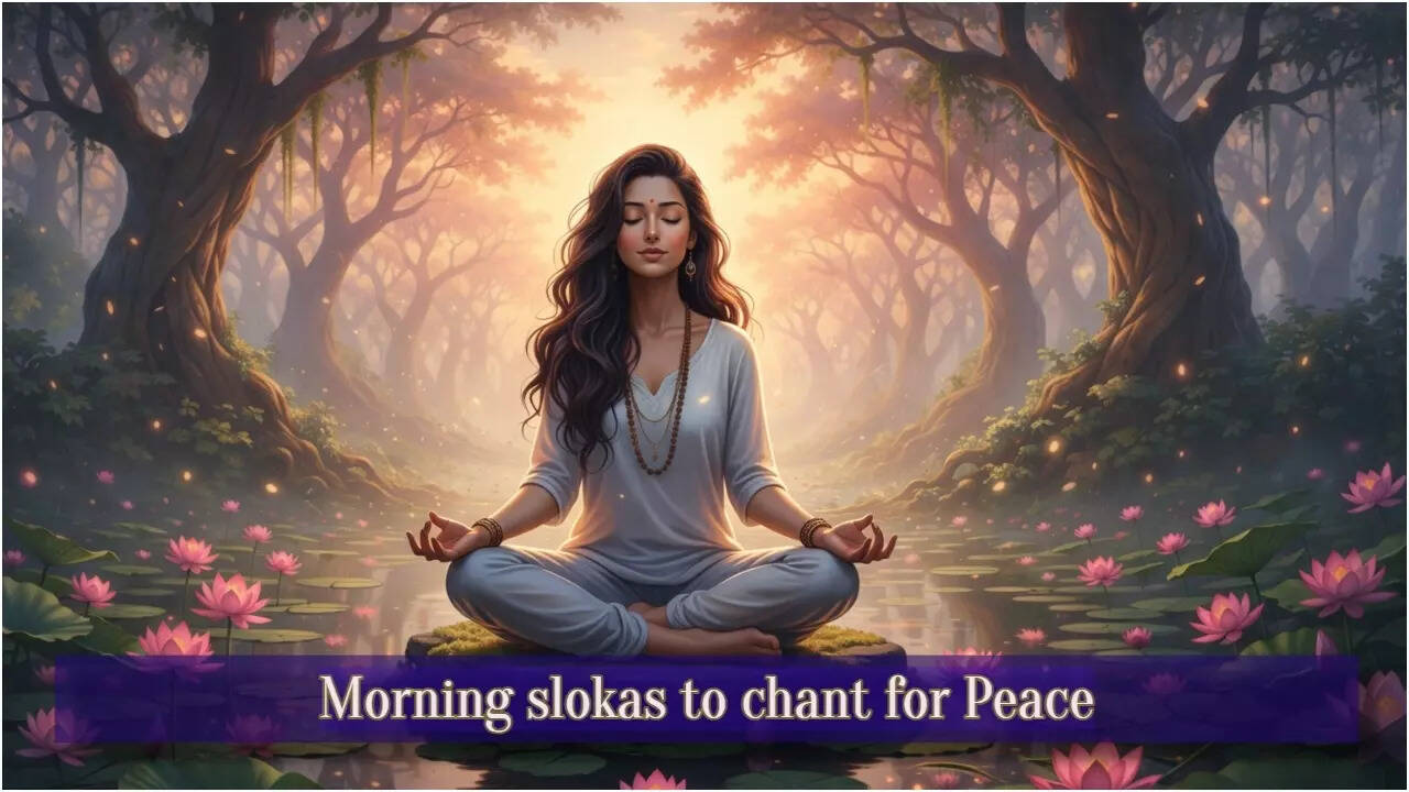 Morning slokas to chant for peace