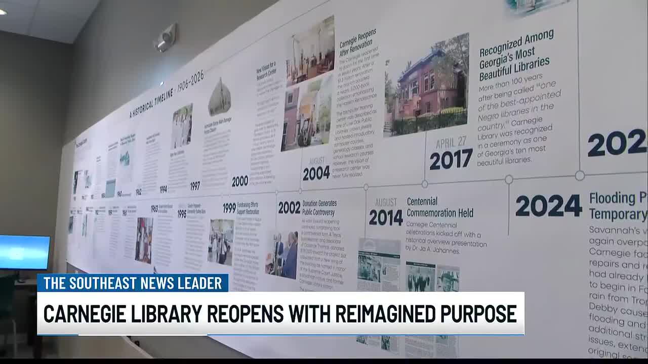 Savannah’s Carnegie Library reopens with reimagined purpose