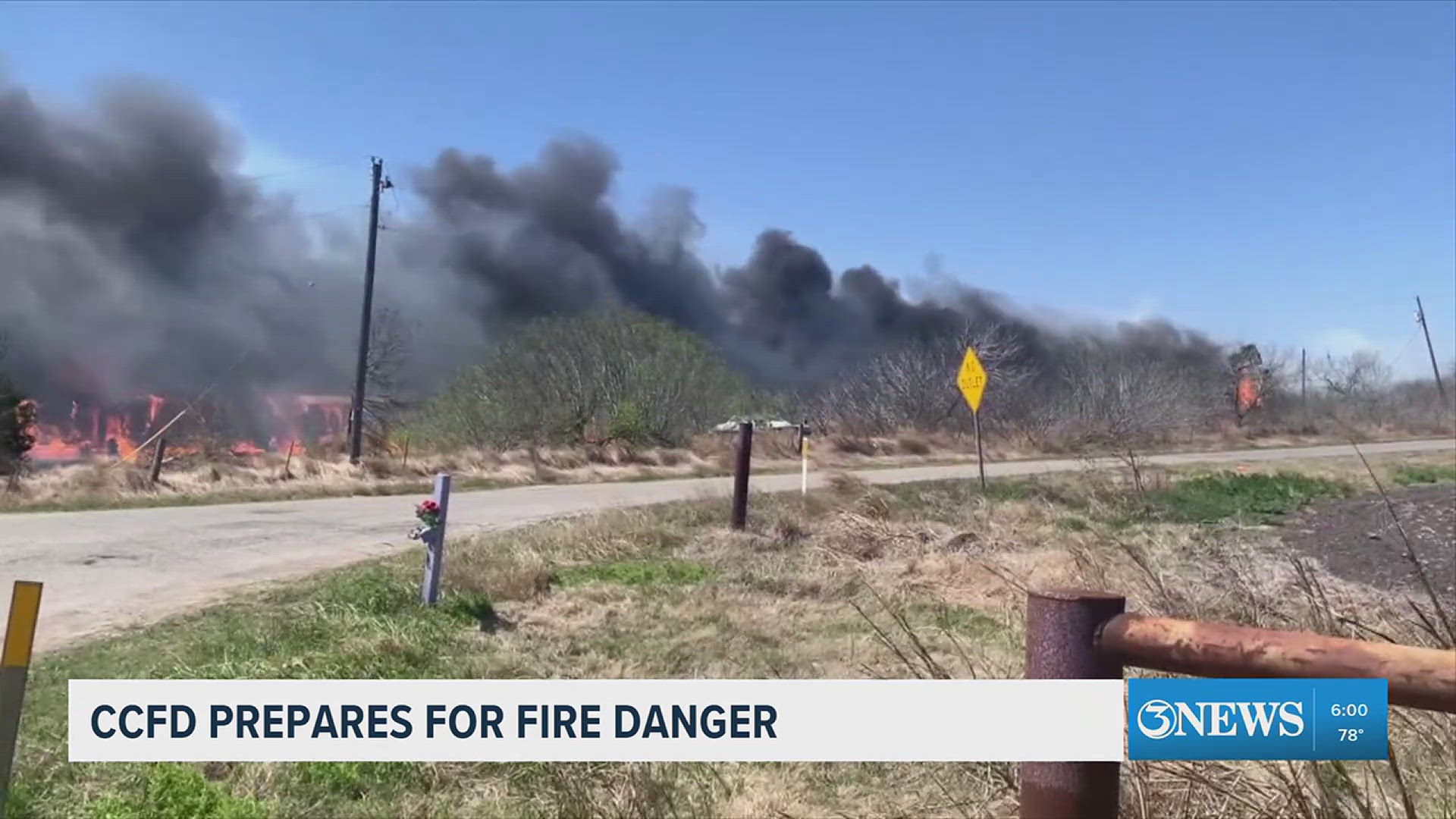 Coastal Bend under fire danger alert as drought, winds increase ...