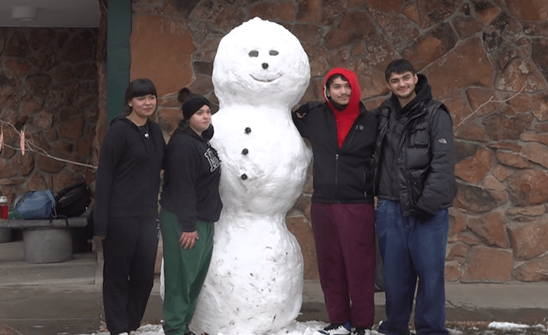 Snow day brings sledding, snowmen and smiles to Grand Junction