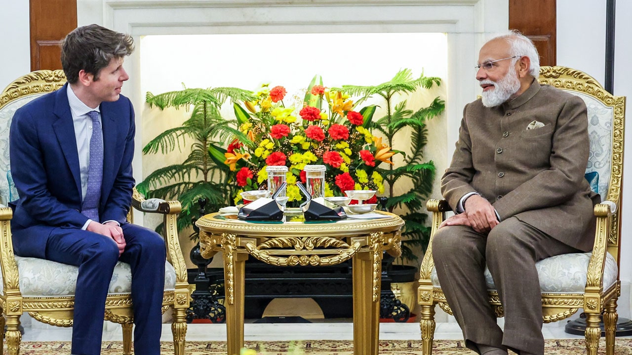 PM Modi meets OpenAI CEO Sam Altman in New Delhi