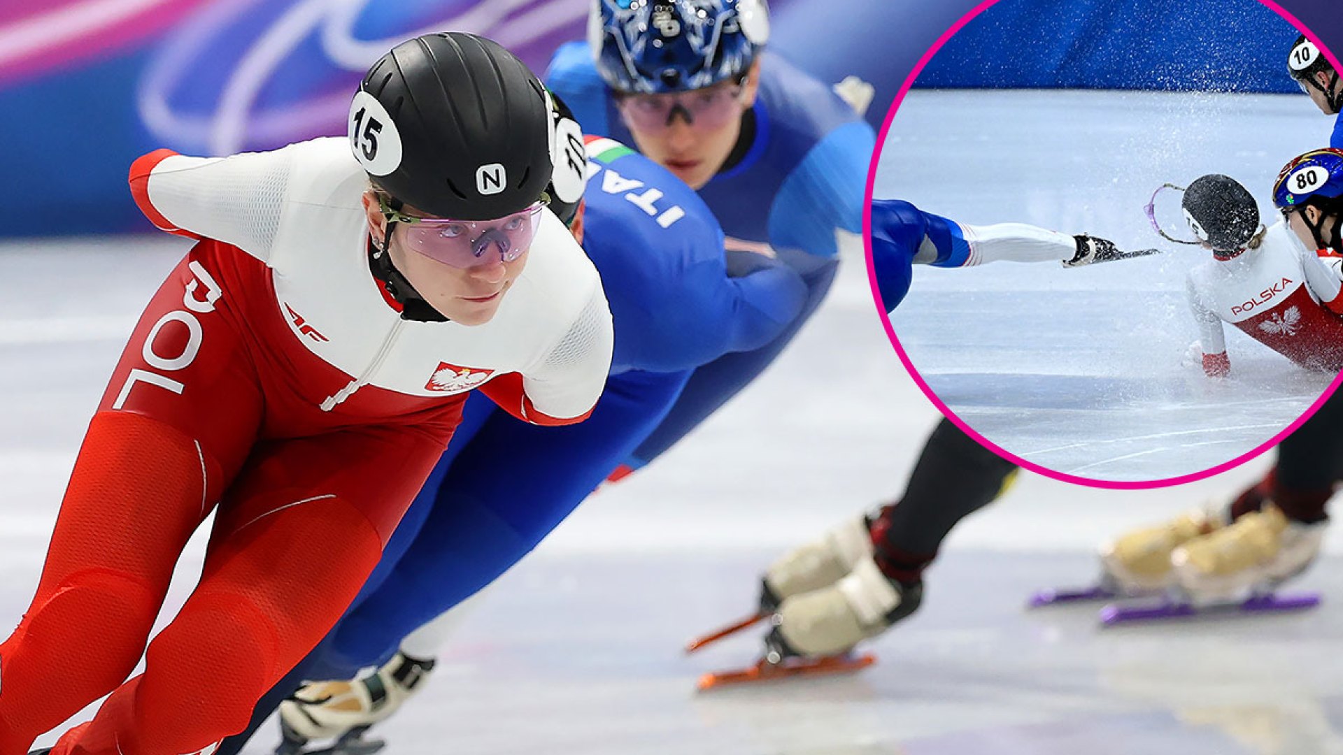 Olympic speed skater cut in face by skate in gnarly scene at 2026 Games