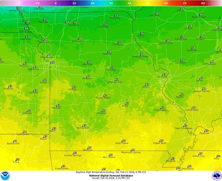 Weather in Missouri headed for cold spell this weekend