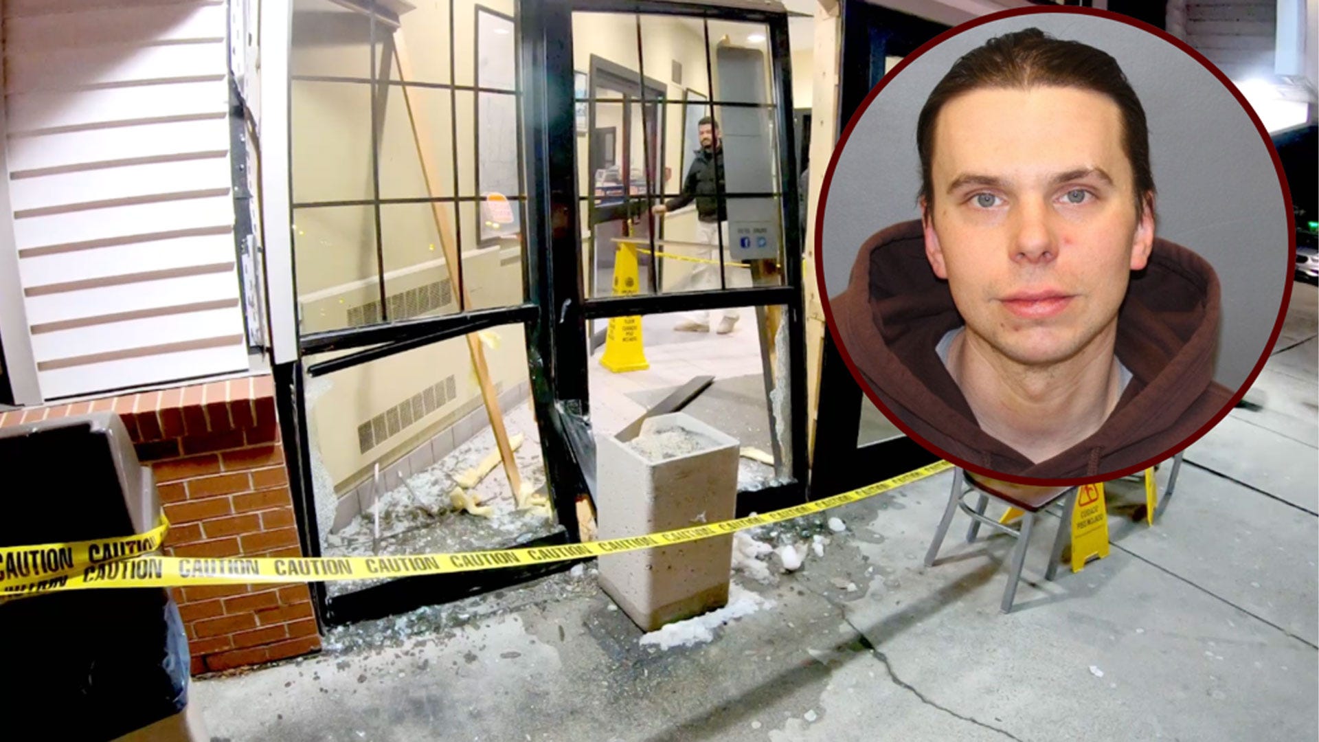 Maine man charged with OUI after crash into lobby of Massachusetts rest ...