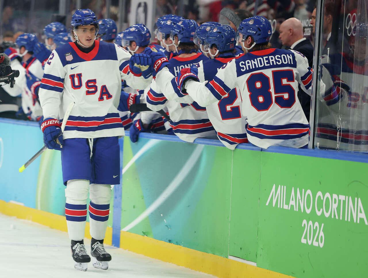 Live: US men's hockey beats Slovakia in Olympic semifinals
