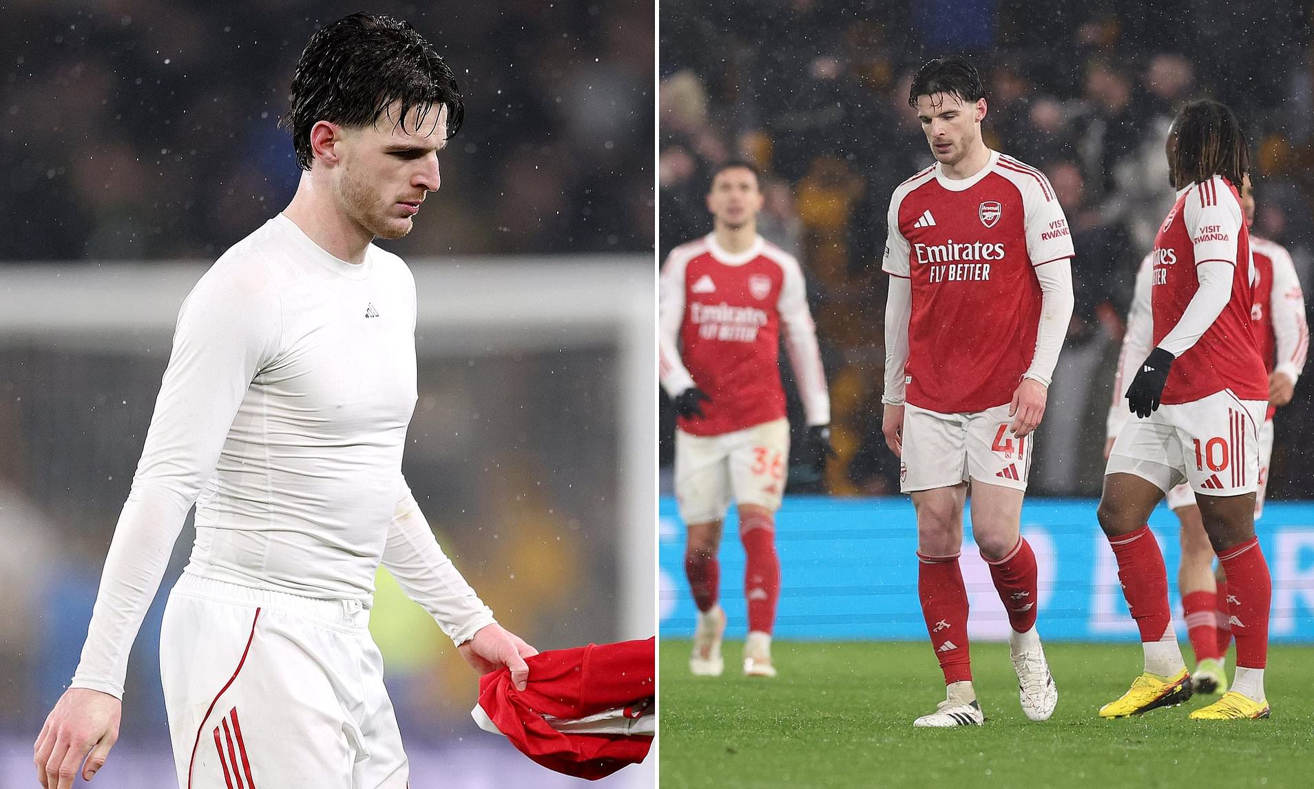 Declan Rice reveals how Arsenal team-mates reacted to agony of draw at ...