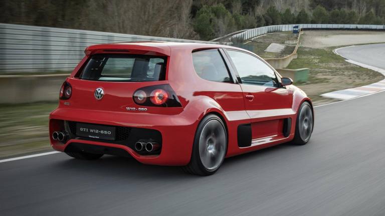 Volkswagen gives W12-powered Golf GTI fresh paint for 50th anniversary