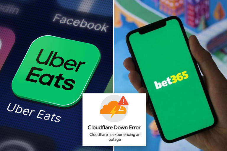 Cloudflare outage causes problems with UberEats, Bet365, AWS