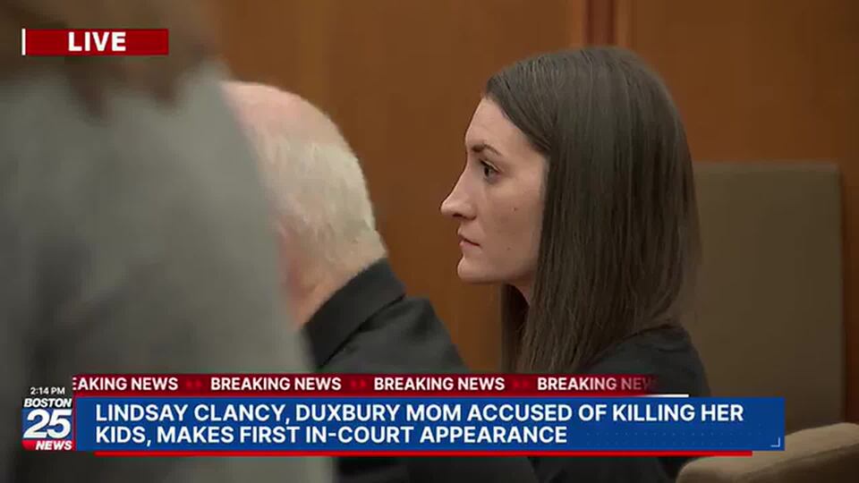 Lindsay Clancy, mom accused of killing her kids, makes 1st in-person ...