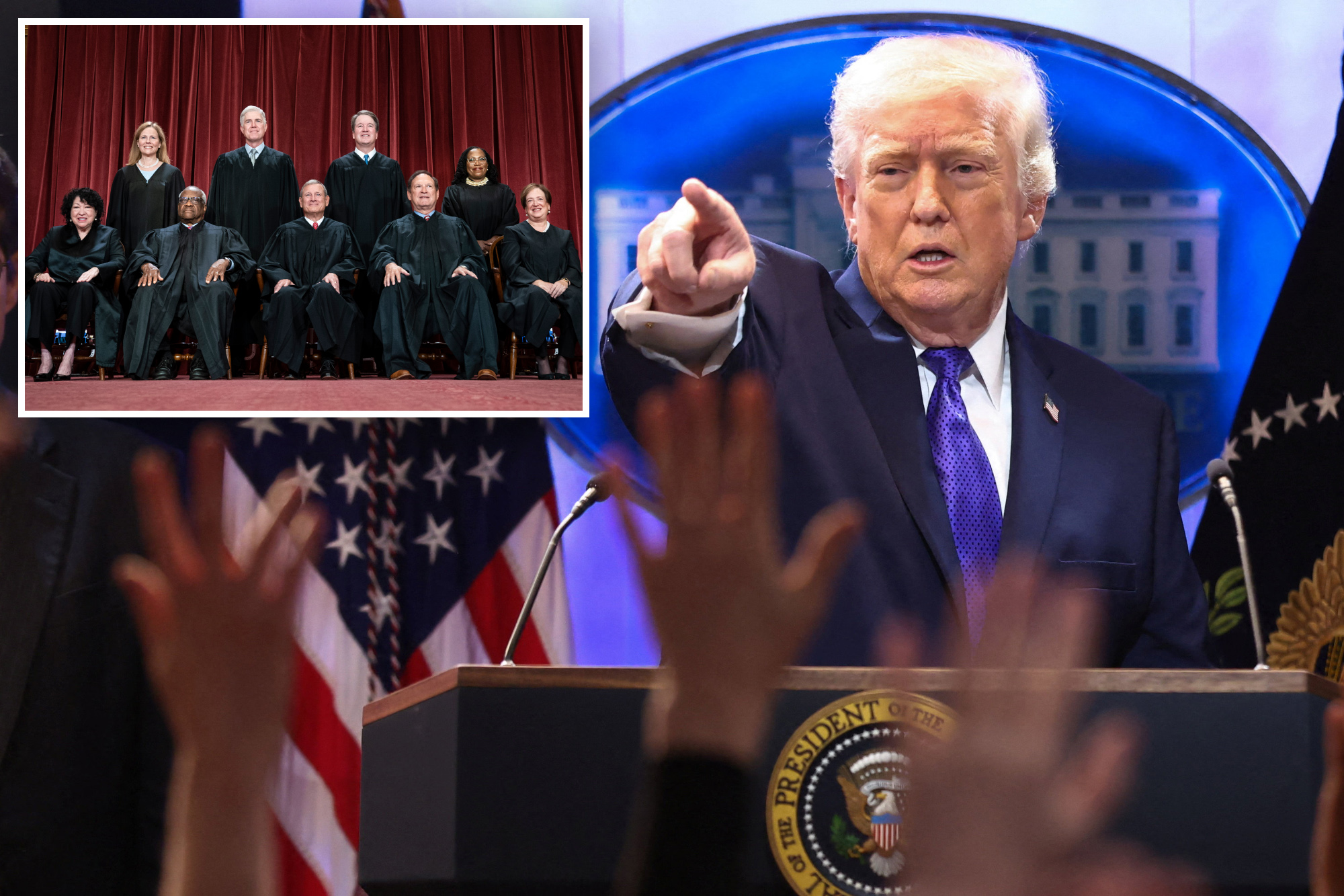 Trump goes on blistering attack against Supreme Court justices after ...