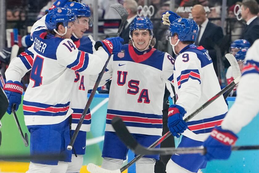 US men rout Slovakia, will play Canada for hockey gold medal