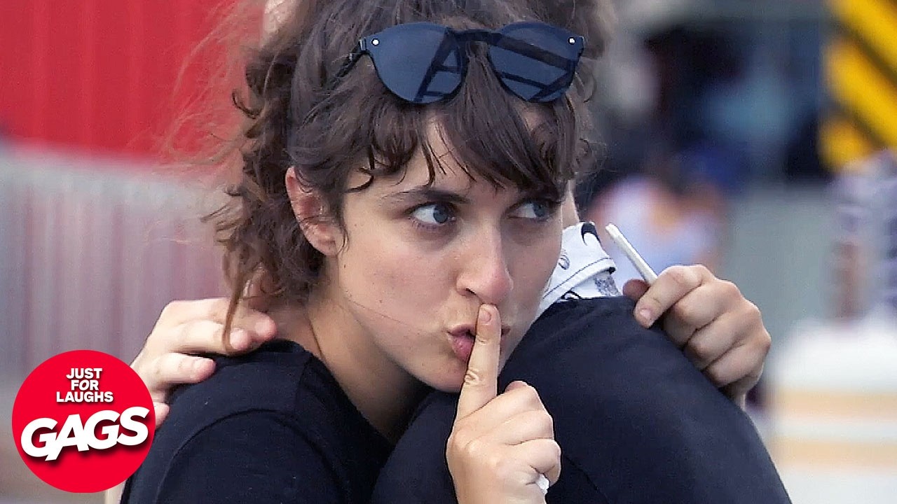 French girlfriend gets caught | Just for Laughs Gags