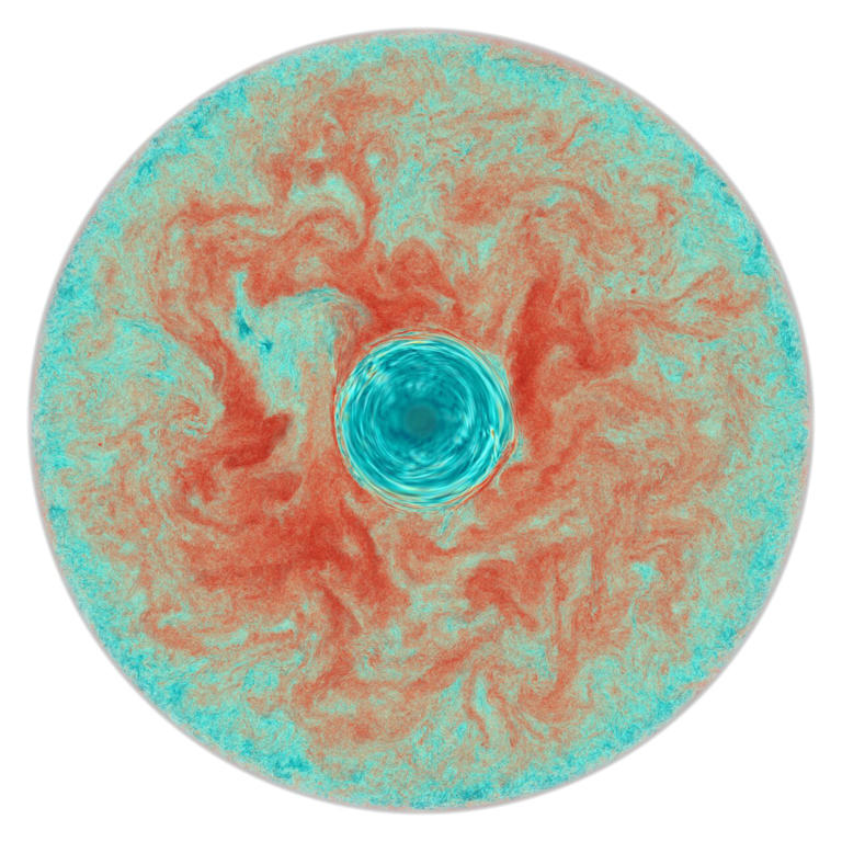 Supercomputer simulations reveal rotation drives chemical mixing in red ...