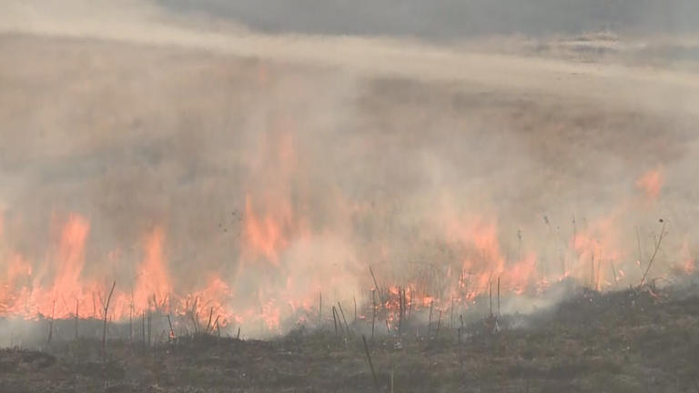 Kansas battles wildfires as the state prepares for an active fire season