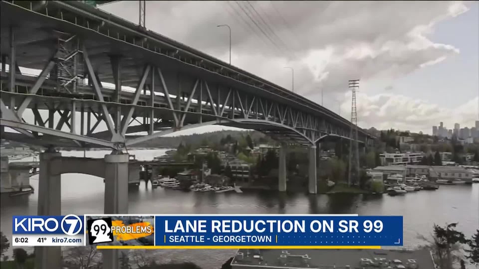 Video: SR-99 1st Ave. Bridge lane reduction