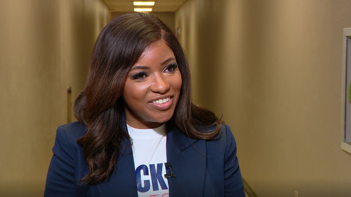 Democratic candidate for US Senate Jasmine Crockett discusses ...