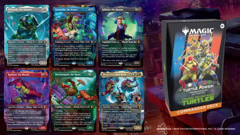 Magic’s TMNT commander deck almost rewrote the rules of commander