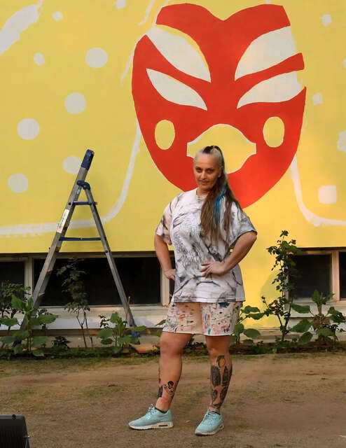 French street artist Kashink transforms Chandigarh with vibrant murals