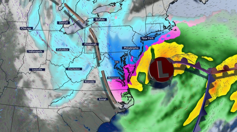 Mild Saturday while Sunday storm brings the cold & rain/snow