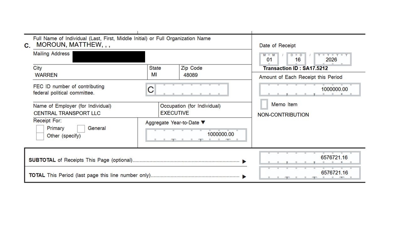Moroun donates $1M to MAGA fund days before Trump's bridge threat