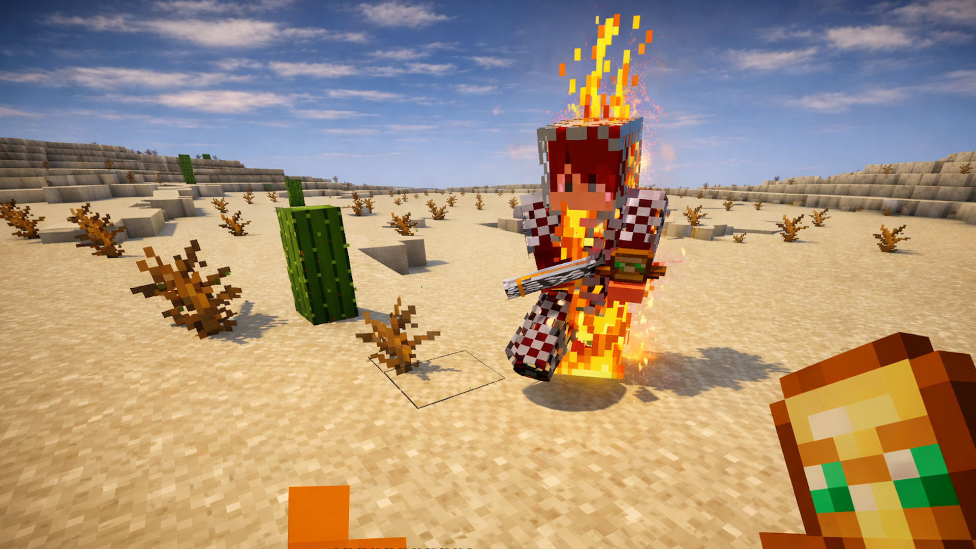 Learning a different style of Minecraft PvP
