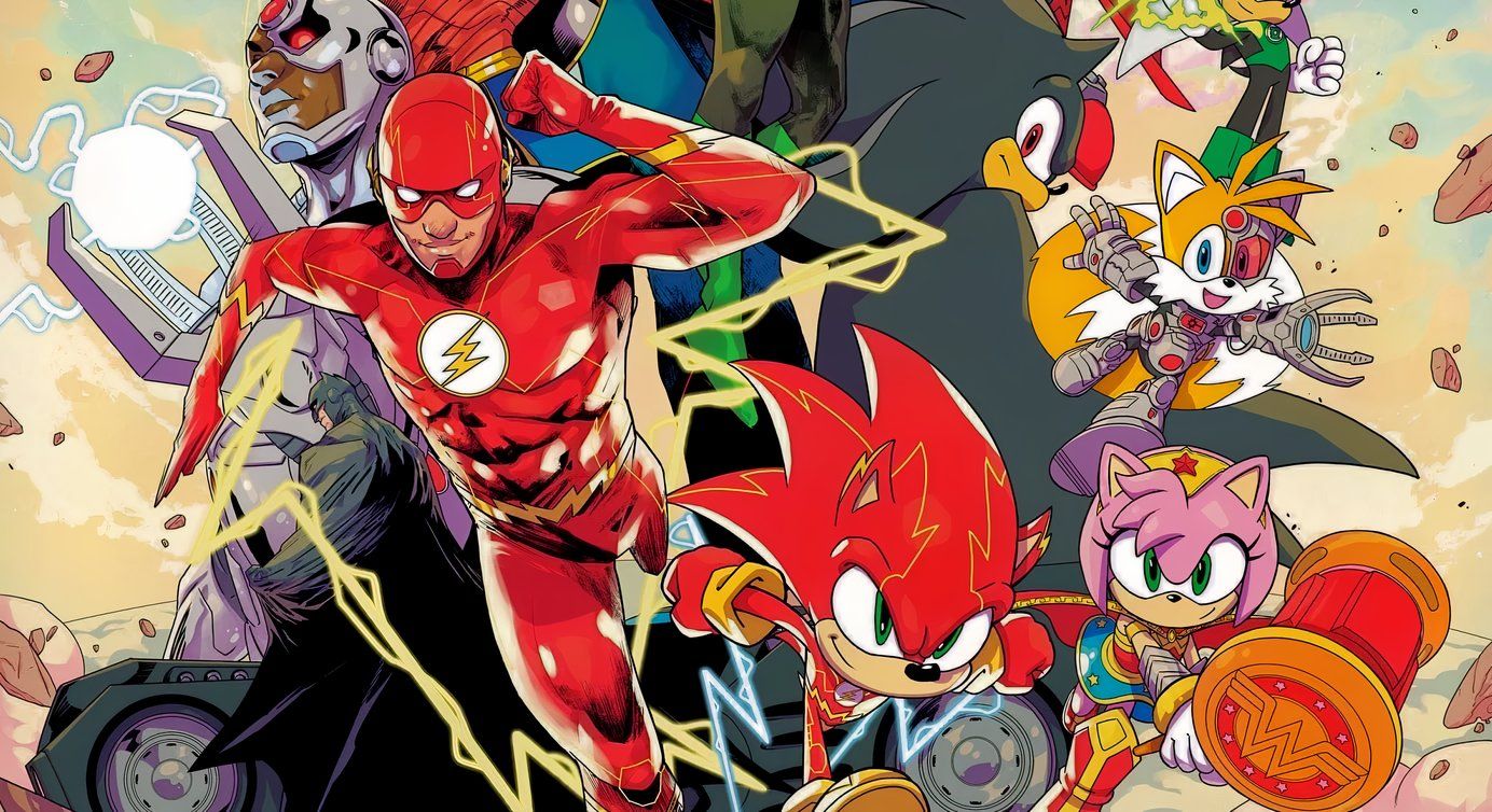 Justice League joins forces with Sonic the Hedgehog for another ...