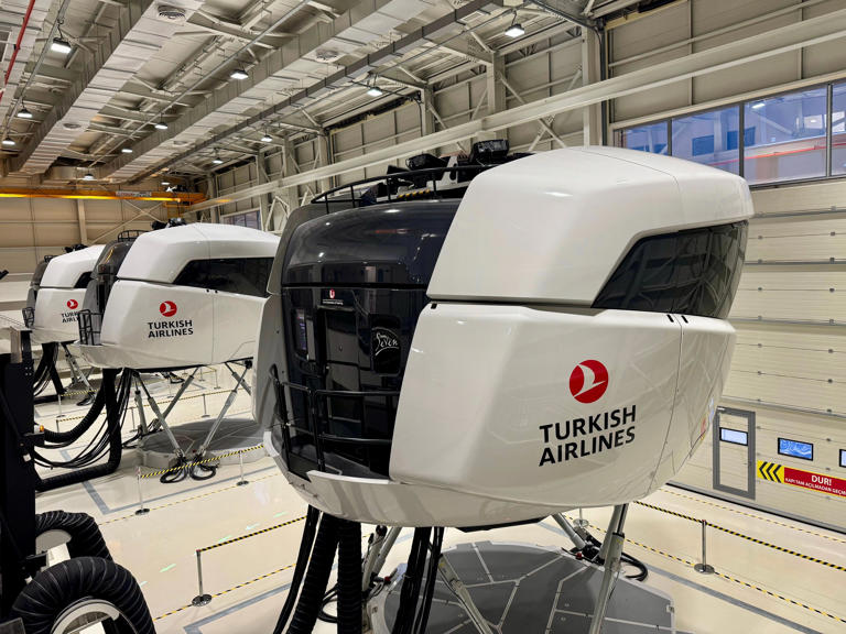I flew an Airbus A350 flight simulator in wind and turbulence to see ...