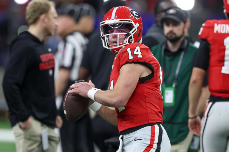 Football fans claim they 'lost respect' for Georgia star Gunner Stockton
