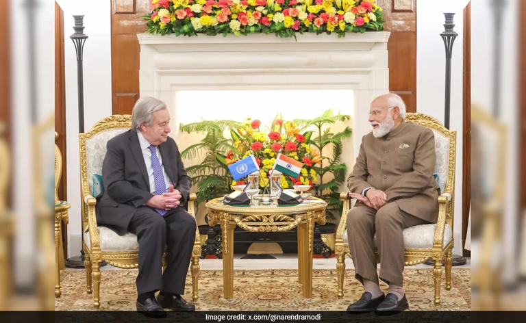 PM Modi-UN chief meet focuses on democratising AI, reforming UN system