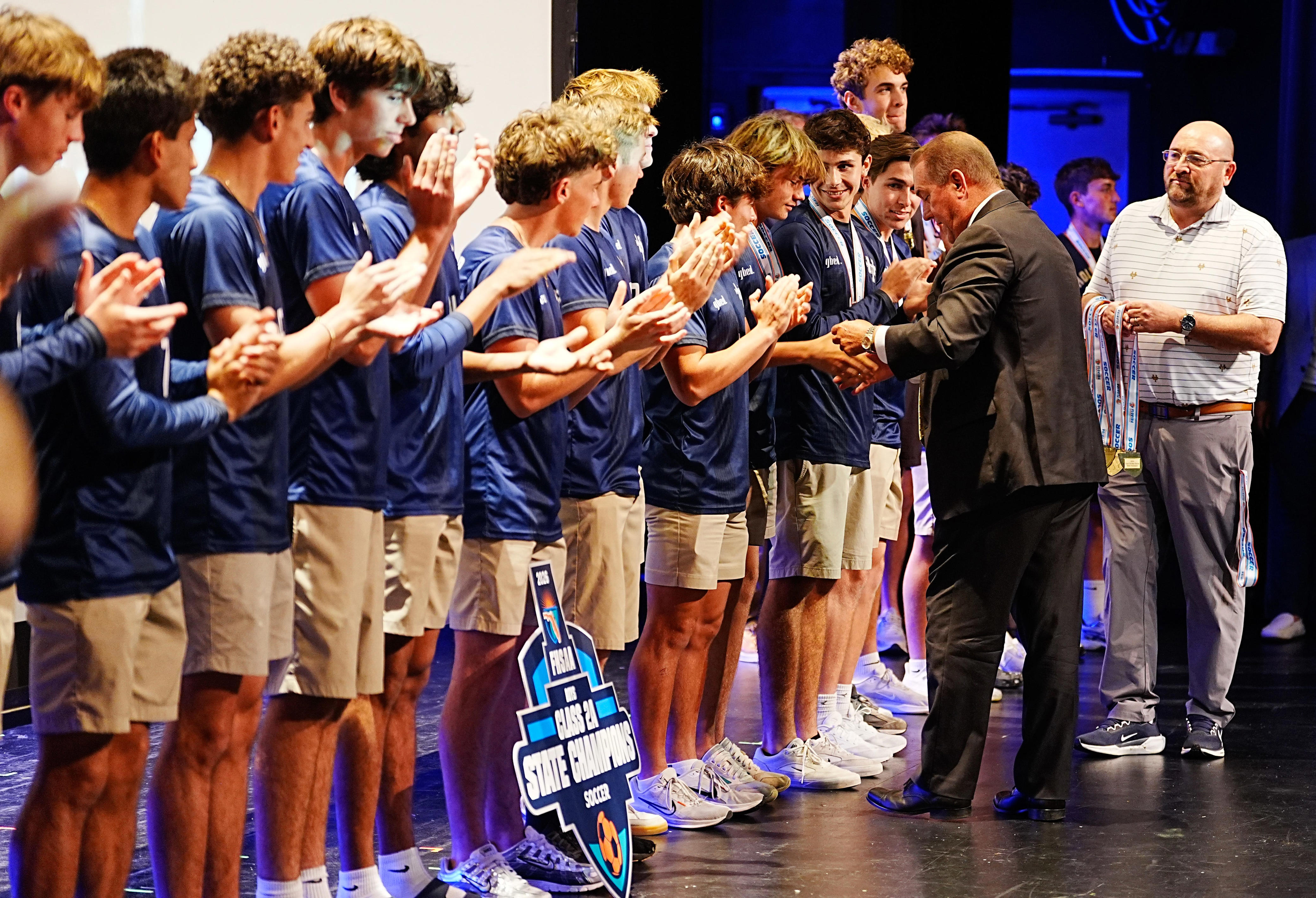 Holy Trinity boys soccer team celebrates first state championship