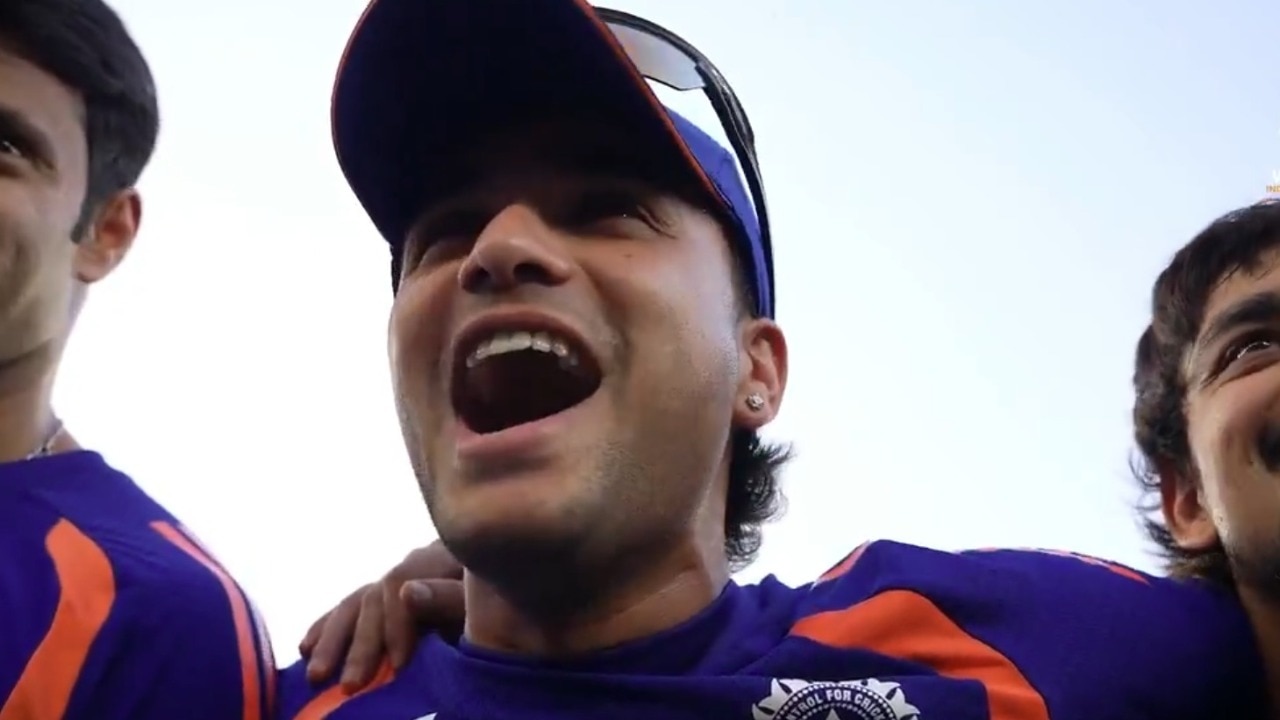 Watch: Abhishek Sharma fires up India teammates before Super 8s clash vs SA